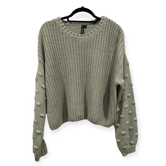 moon & madison | Sweaters | Moon And Madison Pullover Chunky Knit Dot ...